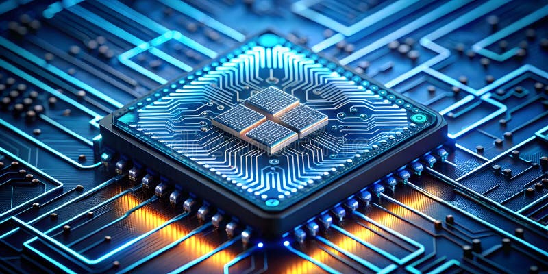 AI Chip Artificial Intelligence, Future Technology Innovation Stock ...