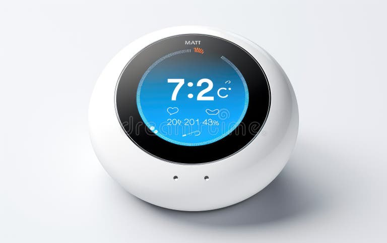 AI Climate Innovation on White Background Stock Illustration ...