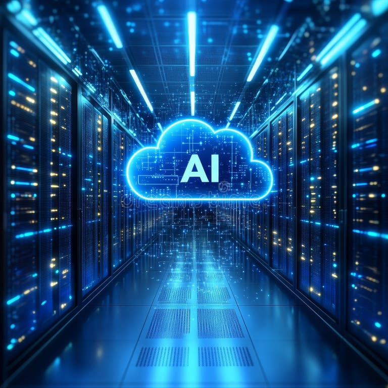 AI Cloud Computing, Artificial Intelligence and Data Analysis. Deep ...