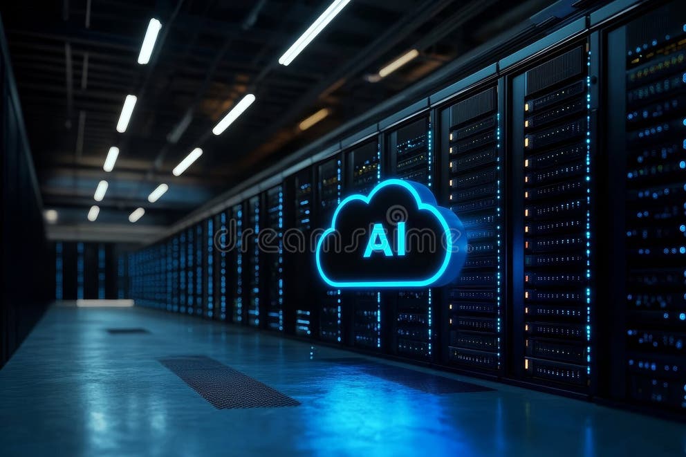 AI Cloud Computing, Big Data Storage, Data Center Artificial Intelligence, Global Server ...
