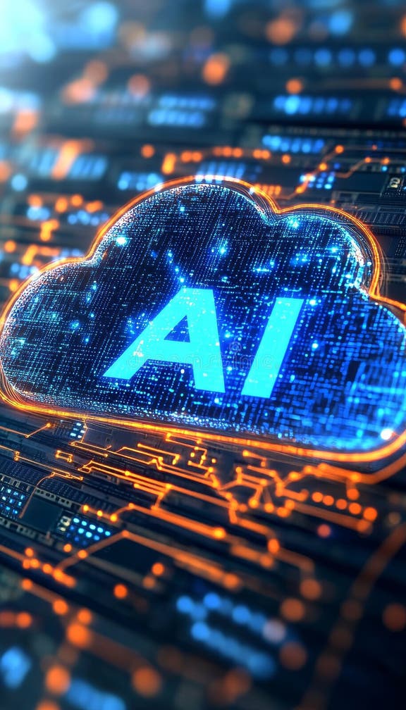 AI Cloud Integration Artificial Intelligence Convergence with Cloud Computing, Data Circuits ...