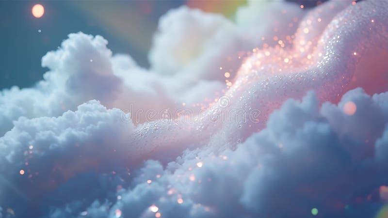 AI Cloudscape Has Soft Effects Stock Video - Video of beauty, colors ...