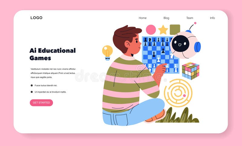 AI Co Parent. Flat Vector stock vector. Illustration of studying - 367112852