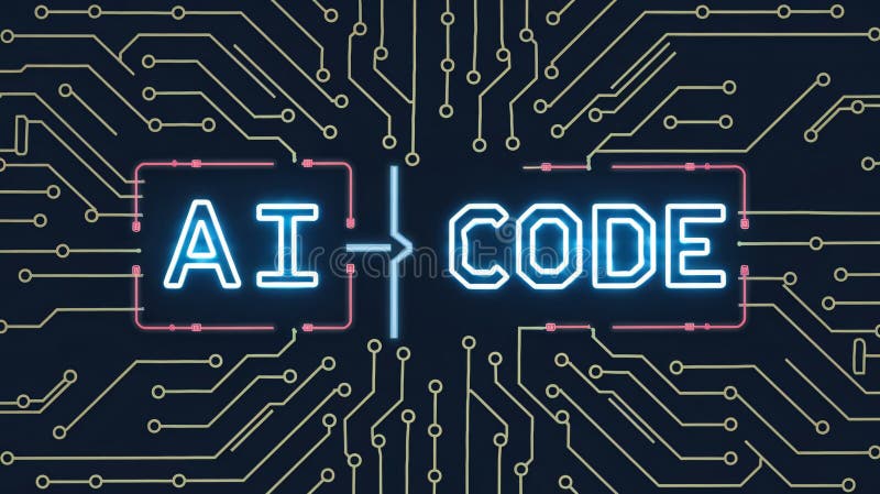 AI Code, Artificial Intelligence Programming Good Resolution Stock Photo Stock Illustration ...