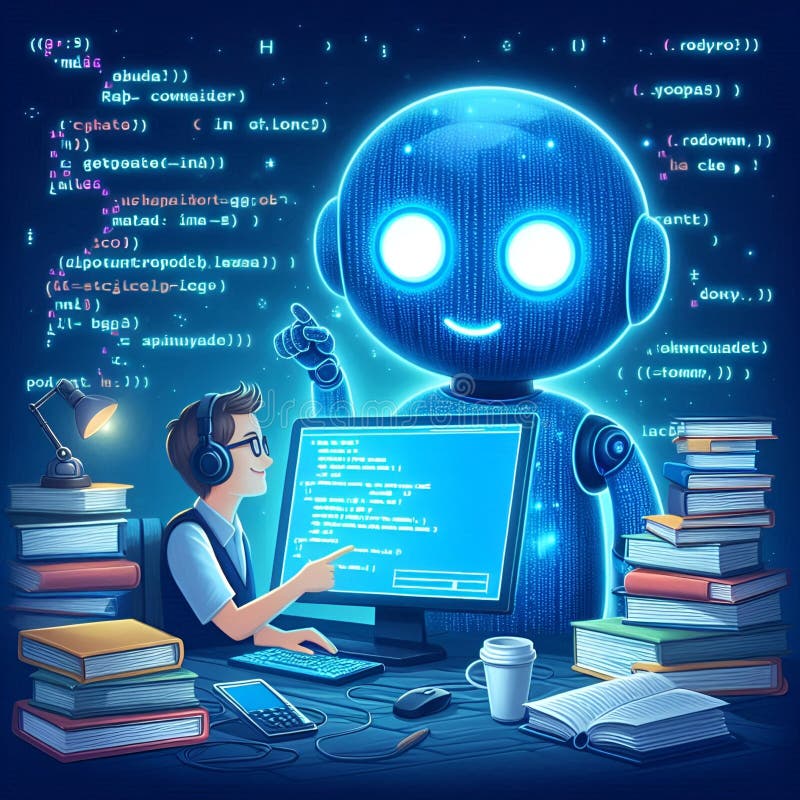 AI Code Assistant: Your Intelligent Coding Companion Stock Illustration ...