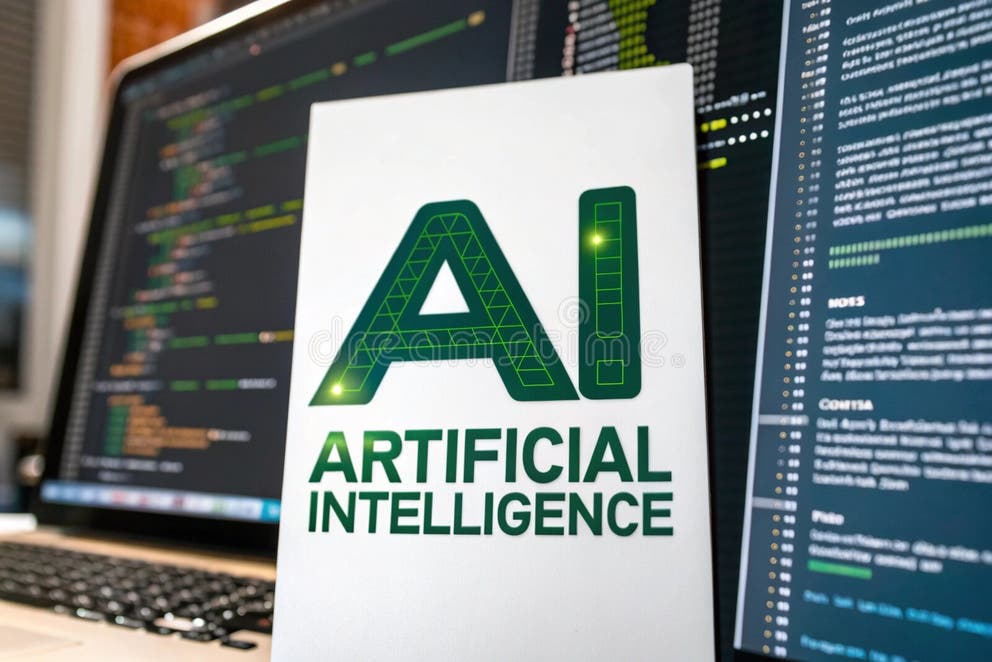 AI Code: Unveiling the Power Behind Artificial Intelligence Stock Illustration - Illustration of ...