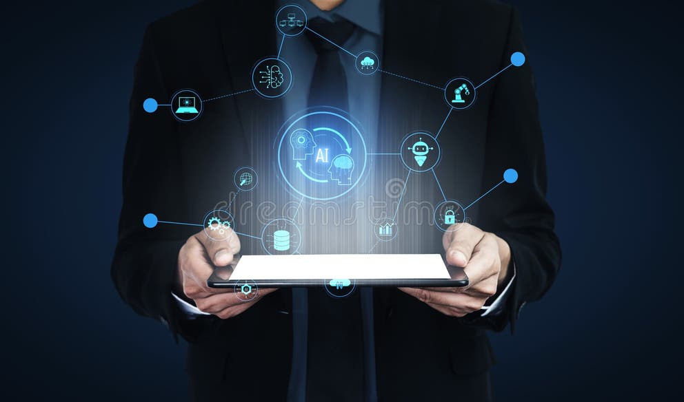 AI Collaboration and Connected Intelligence System Vouch Stock Photo ...