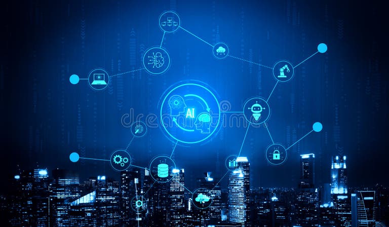 AI Collaboration and Connected Intelligence System Vouch Stock Photo ...