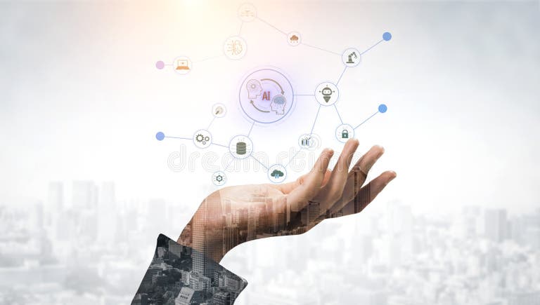 AI Collaboration and Connected Intelligence System Vouch Stock Image ...