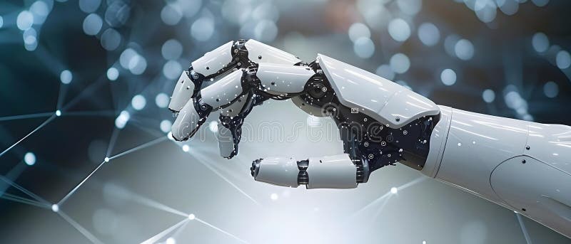 AI Connection - the Harmony of Technology and Data. Concept Artificial ...