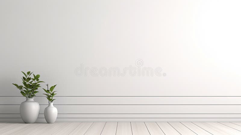 Contemporary White: Clean and Minimalistic Look Home Interior Backdrop ...