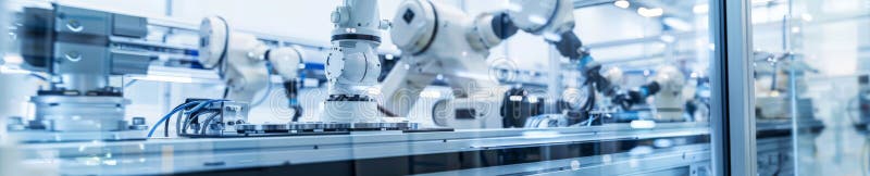 An AIcontrolled Glass Manufacturing Plant with Robots Handling the ...