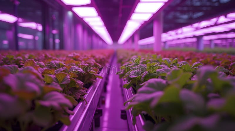 Ai-controlled Vertical Farm with Robotic Harvesters, Ai Generated Image ...