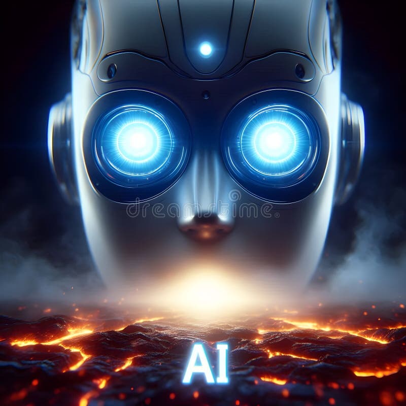 AI Core. stock illustration. Illustration of network - 323052007