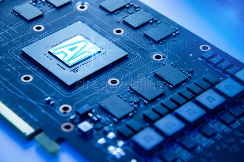 AI and CPU Chips, Motherboard Circuit Boards, Computer Motherboards ...