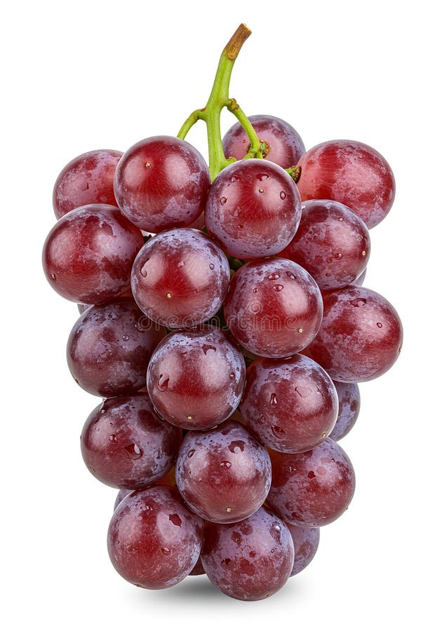 Luscious Bunch: AI-Rendered Red Grape Cluster Stock Photo - Image of ...