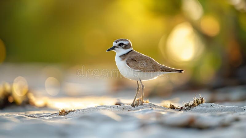 AI Creates Image of Malay Plover, a Small Number of Which is at Risk of ...
