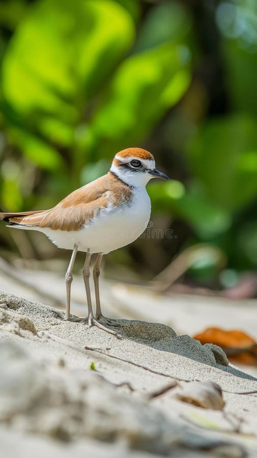 AI Creates Image of Malay Plover, a Small Number of Which is at Risk of ...