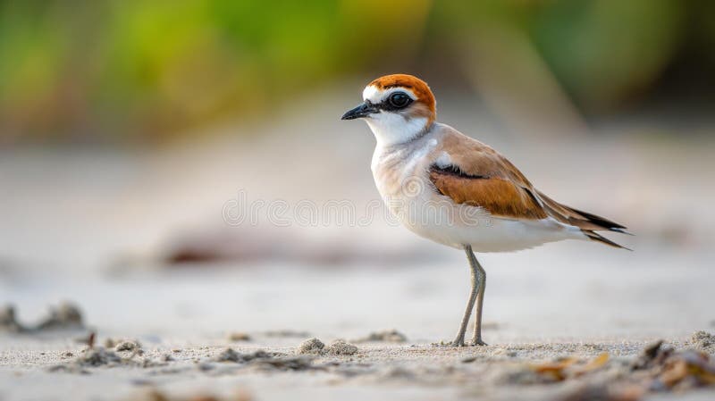 AI Creates Image of Malay Plover, a Small Number of Which is at Risk of ...
