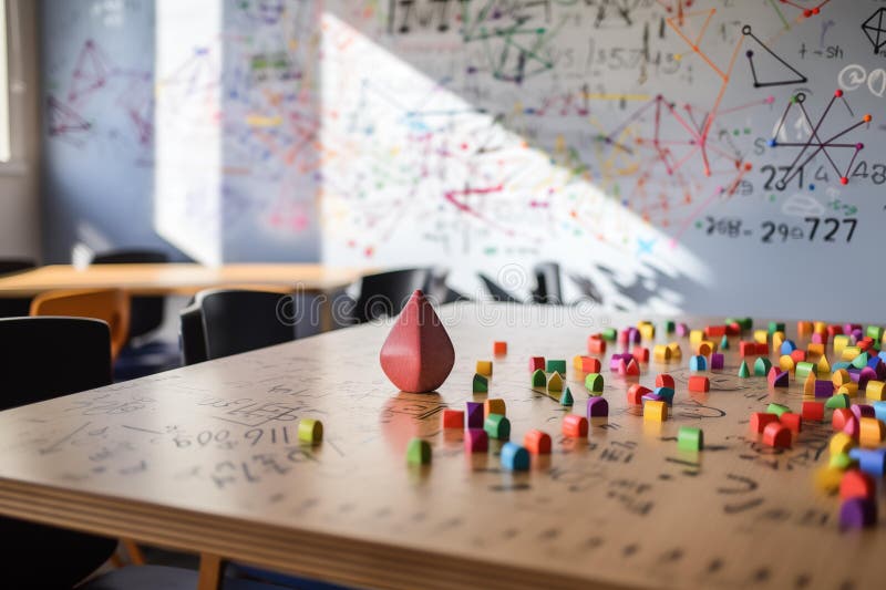 AI Creates Images, Creative Imagination World Mathematics Day Stock ...