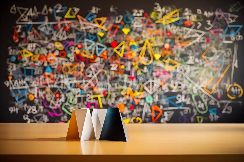 AI Creates Images, Creative Imagination World Mathematics Day Stock ...