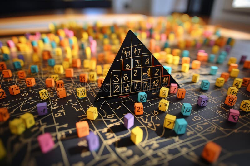 AI Creates Images, Creative Imagination World Mathematics Day Stock ...