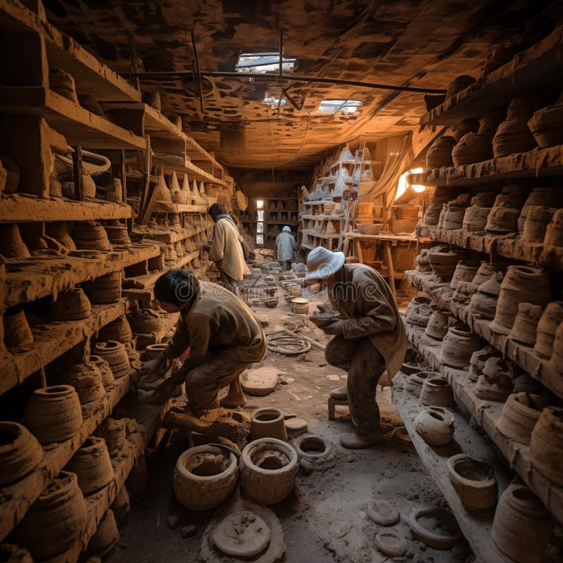 AI Creates Images, Factory Workers Making Pottery and Handmade Work ...