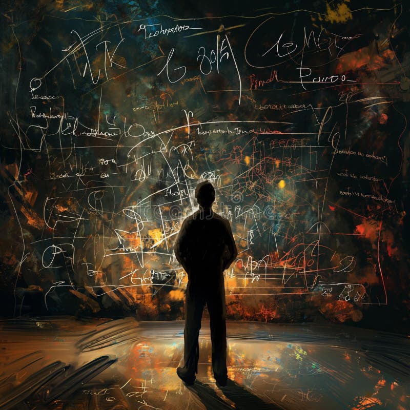 AI Creates Images, World Math Day, Pi Approximation Day Concept Stock ...