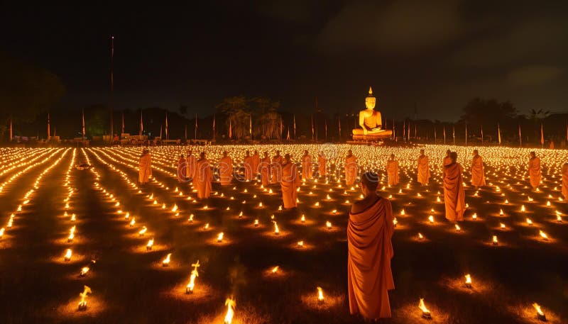 AI Creates Sharp Images of Monks Meditating and Practicing Dhamma ...