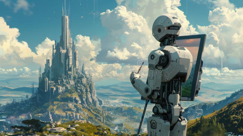 AI in Creativity, a Robot Engaging in the Creation of a Digital ...