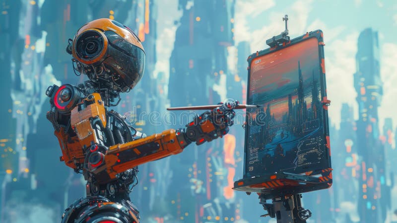 AI in Creativity, Robot Illustrates the Convergence of Artificial ...