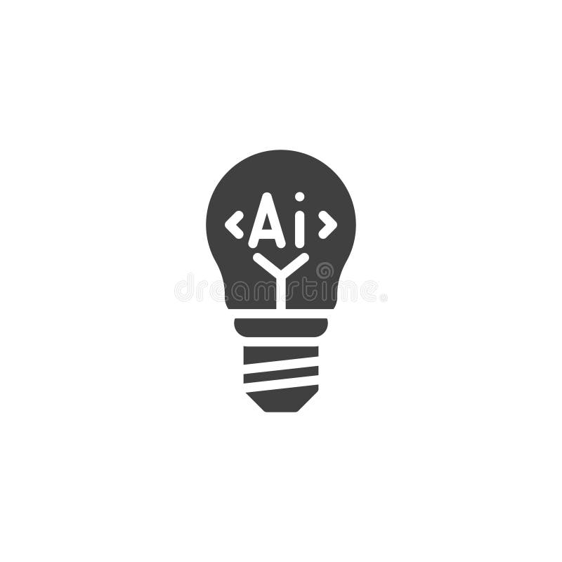 AI Creativity vector icon stock vector. Illustration of vector - 311045703