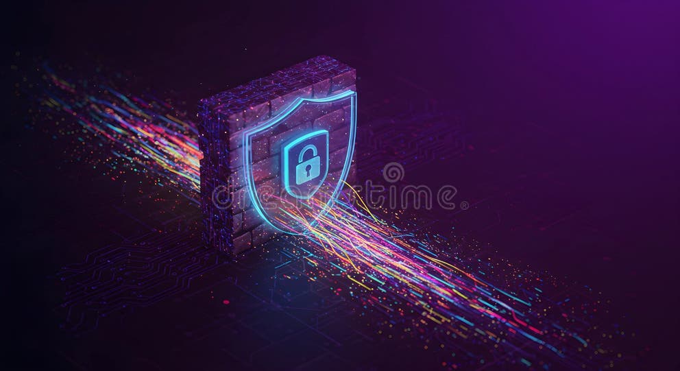 Futuristic Firewall Protection with Cybersecurity Shield and Data ...