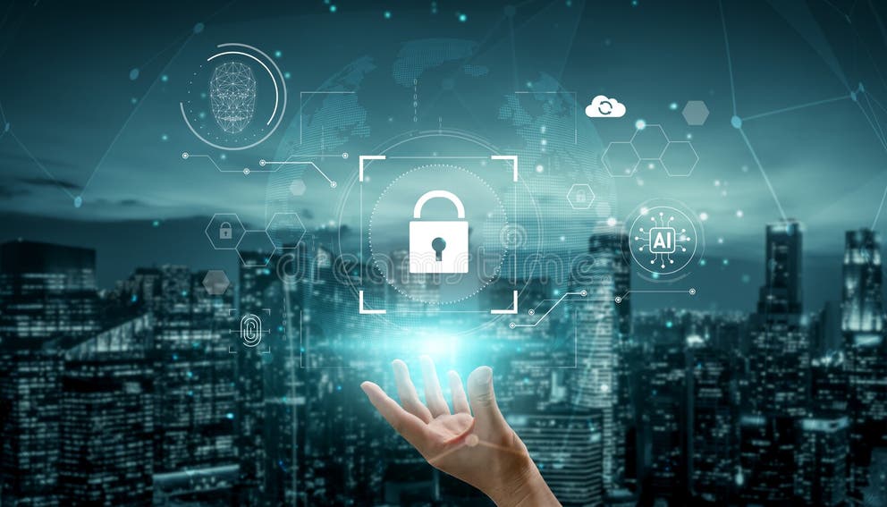 AI Cybersecurity System Using Biometric Authentication and Privacy Control Vouch Stock ...