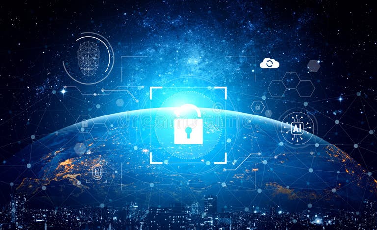 AI Cybersecurity System Using Biometric Authentication and Privacy Control Vouch Stock Image ...