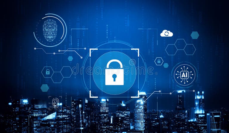 AI Cybersecurity System Using Biometric Authentication and Privacy Control Vouch Stock ...