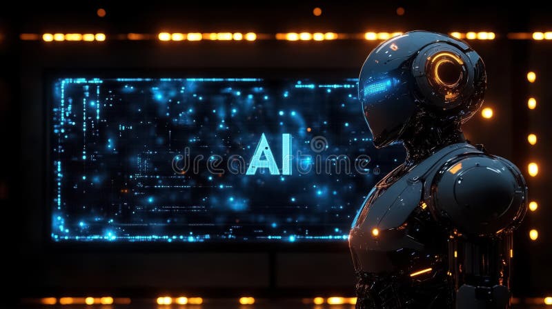 AI Cyborg Machine Learning and Artificial Intelligence Concept Stock ... AI Cyborg Machine Learning and Artificial Intelligence Concept Stock ...