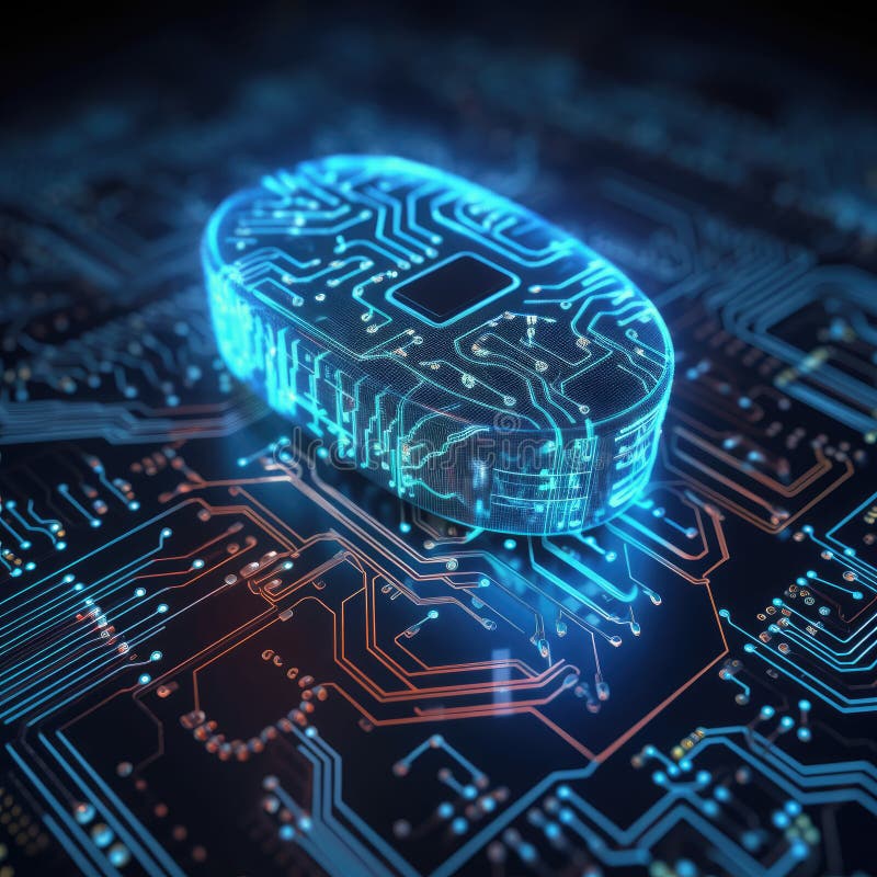 AI 3D Advanced Technology Artificial Intelligence Technology Stock ...