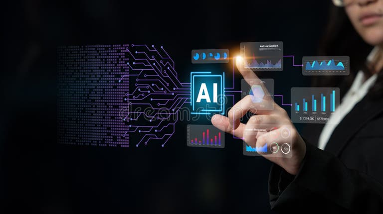 AI Data Analysis and Dashboard Visualization Concept for Business ...