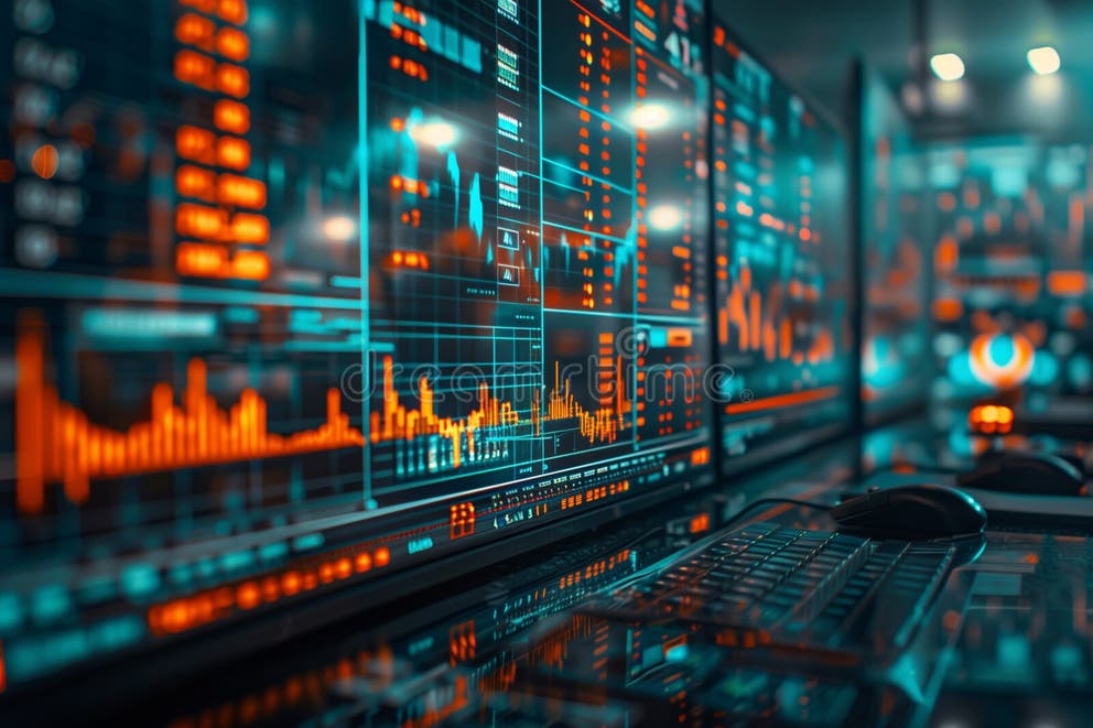 AI Data Analysis and Monitoring in Modern Business Analytics Stock ...