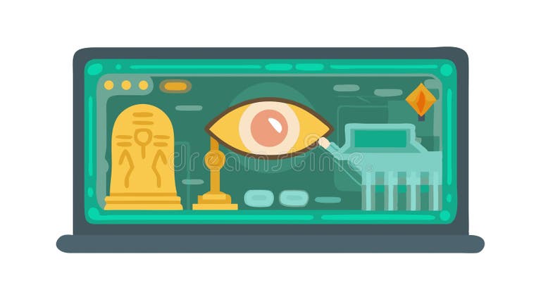 AI Data Visualization Icon, Business Analytics, Predictive Insights ...