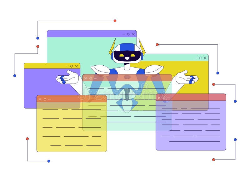 Machine Learning Cartoon Stock Illustrations – 6,204 Machine Learning ...