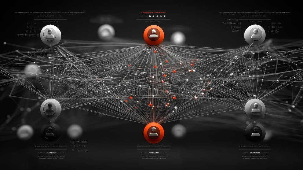 AI Decision Tree Analyzing Customer Behavior and Relationships in Data ...