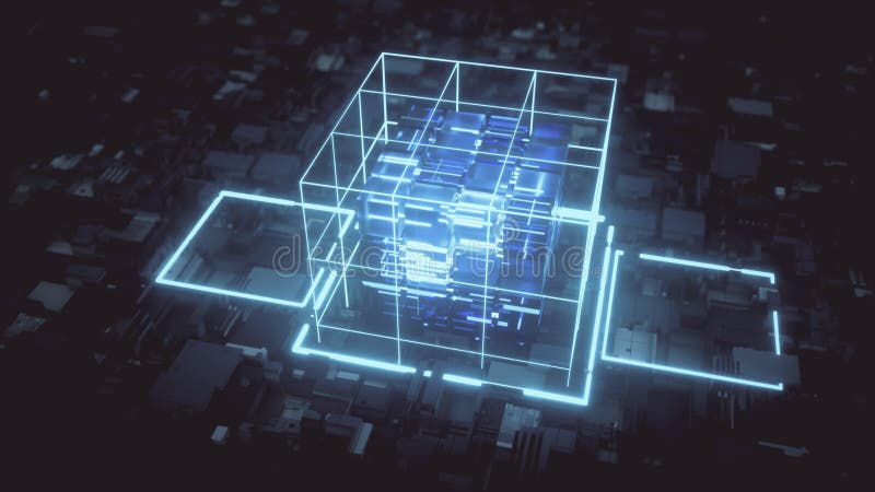 AI deep learning computer. stock video. Video of digital - 118344811