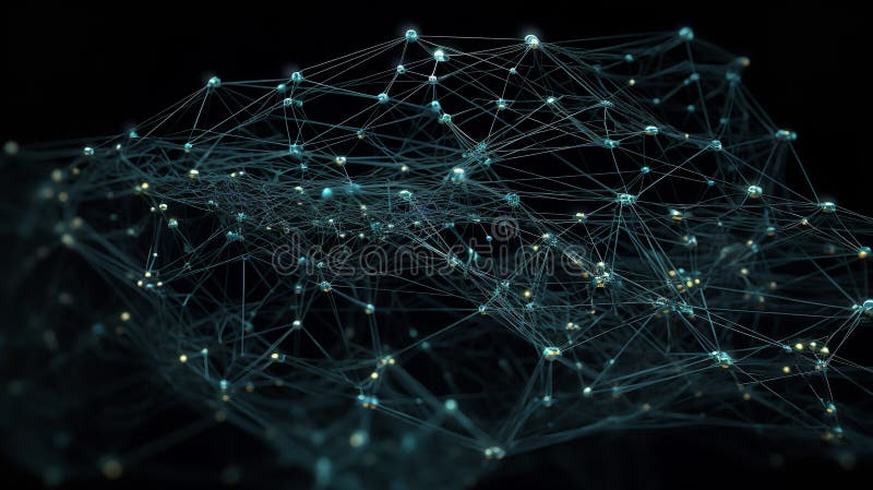 AI Deep Learning Concept - Neural Network Stock Illustration ... AI Deep Learning Concept - Neural Network Stock Illustration ...