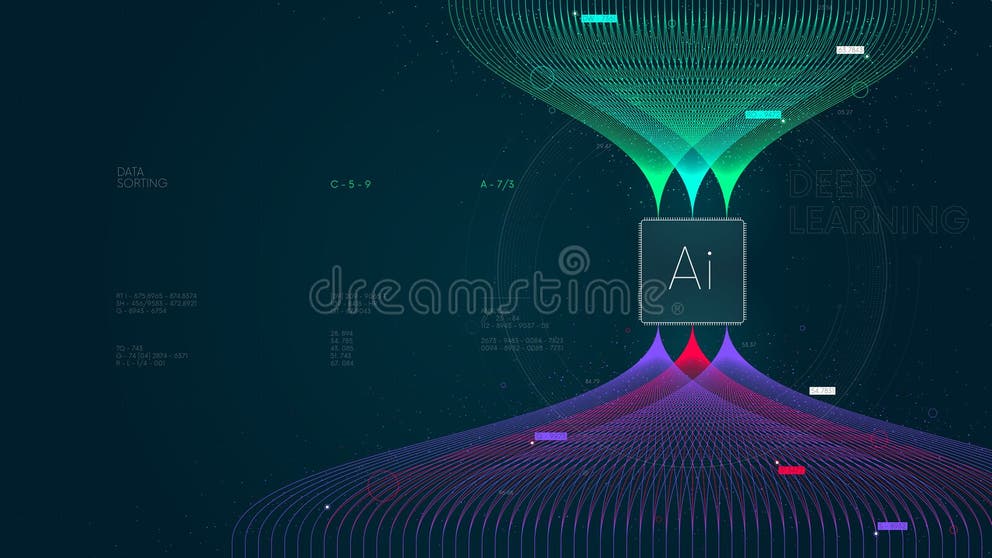 AI Deep Learning Machine Learning Algorithm Technology for Artificial Intelligence, Big Data ...