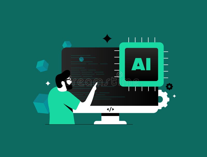 Artificial Intelligence Data Processing Process Stock Illustrations – 1,604 Artificial ...