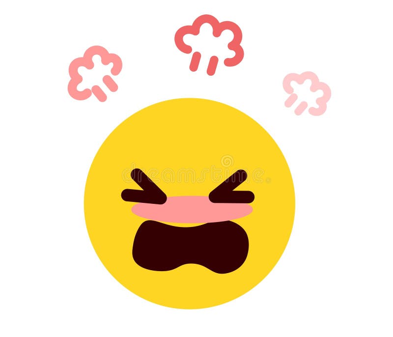 Emoji, Emoticon, Facial Expression Illustration, Anger Stock ...