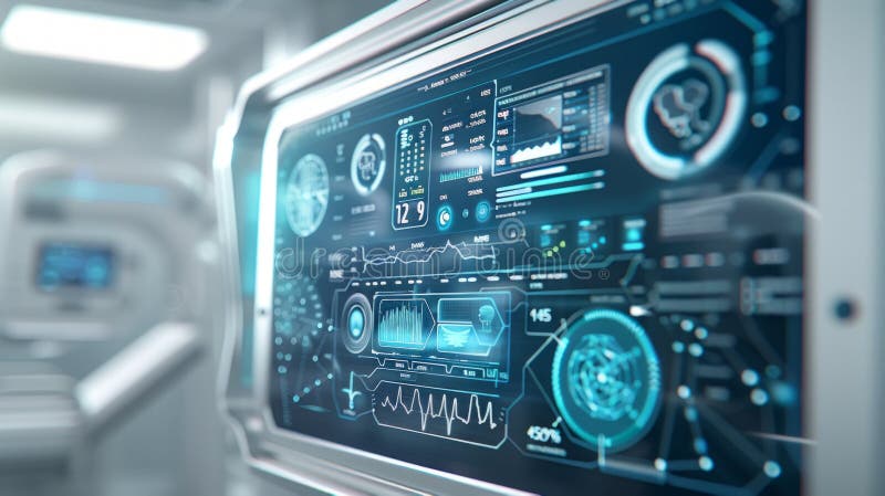 AI Diagnostic Screen Displaying Patient Information Stock Photo - Image ...