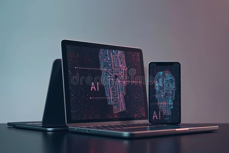 AI Digital Brain Across Laptop and Smartphone, Integration of ...